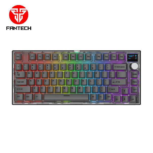 FANTECH Gejmerska mehanička tastatura MK910 PBT MAXFIT FROST WIRELESS CRNA (PLAVI SWITCH)