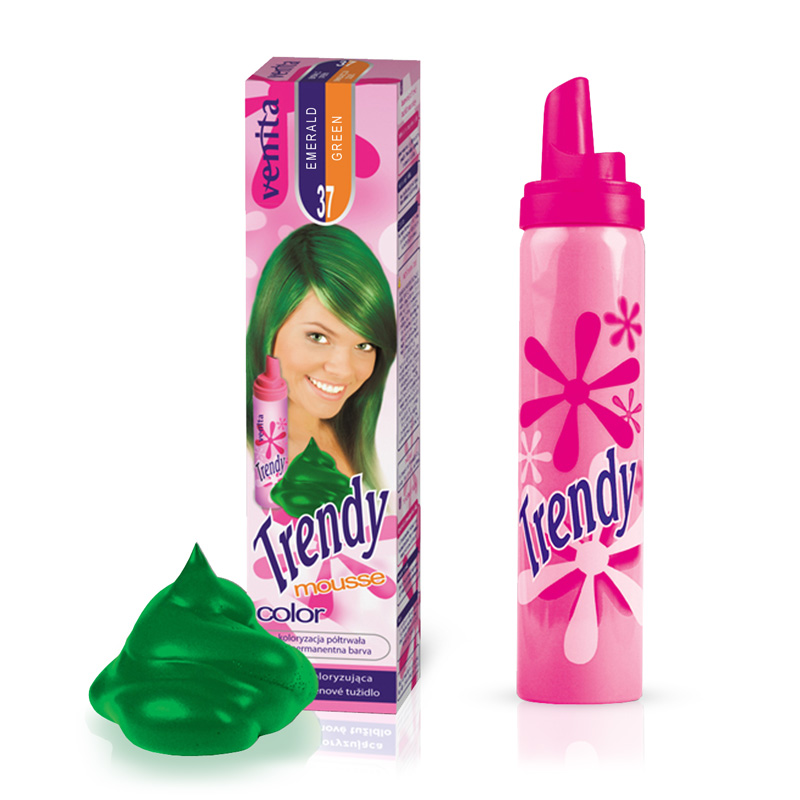 Pena za kosu u boji VENITA Trendy (37 Emerald Green)