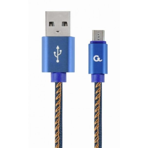 GEMBIRD Micro USB kabl, CC-USB2J-AMmBM-1M, 1m, plava