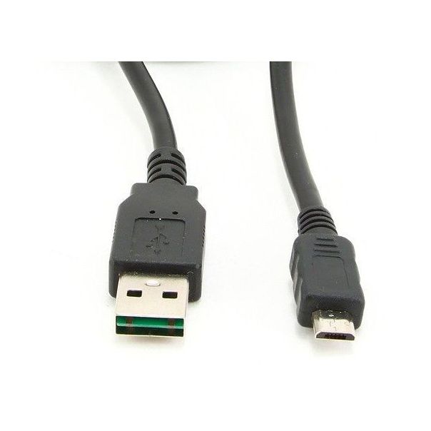 GEMBIRD Adapter kabl, USB 2.0 na USB Micro, obostrani, CC-mUSB2D-1M, 1m, crna