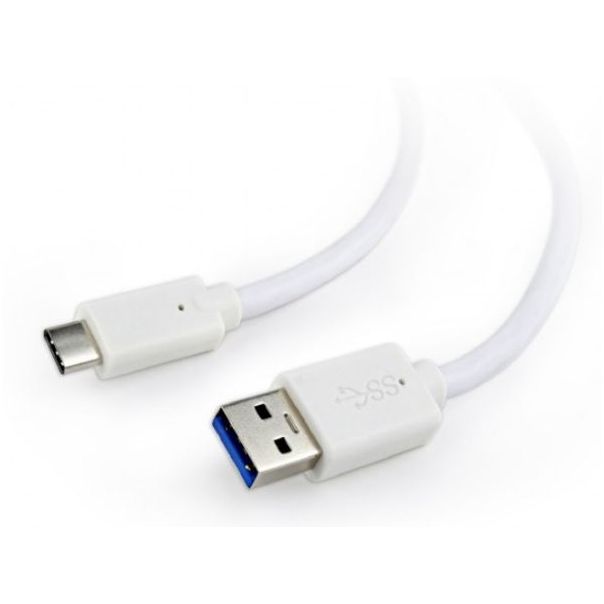 GEMBIRD Adapter kabl, USB 3.0 na USB Type-C ,CCP-USB3-AMCM-6-W, 1.8m, bela