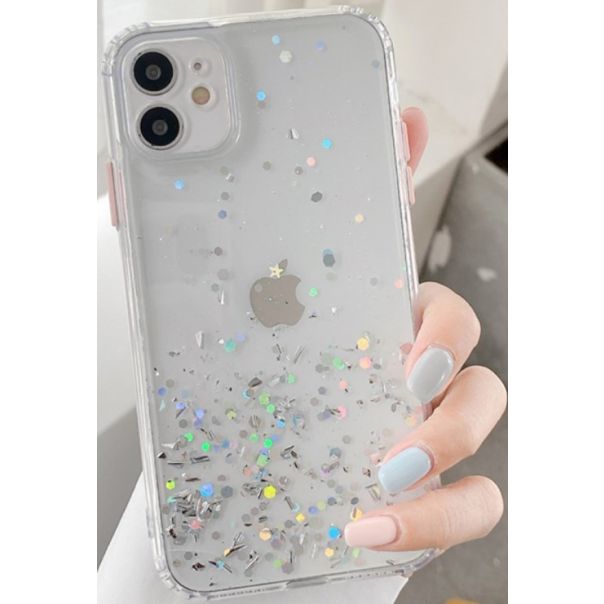 Futrola 3D Sparkling star silicone Transparent IPHONE MCTK6- 12 Pro