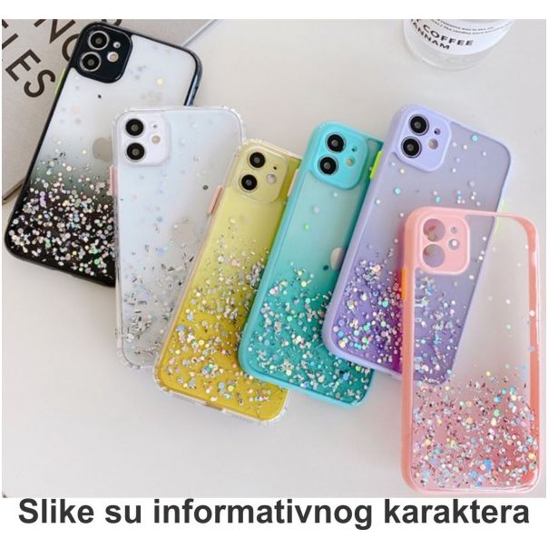 Futrola 3D Sparkling star silicone Turqois HUAWEI MCTK6- P30