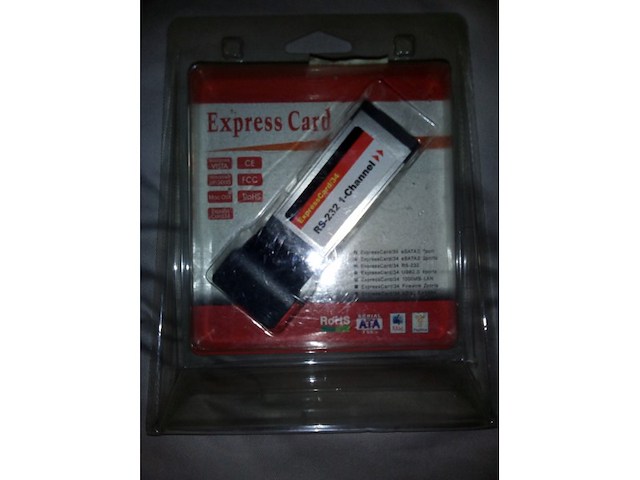! Express Card 34mm RS232