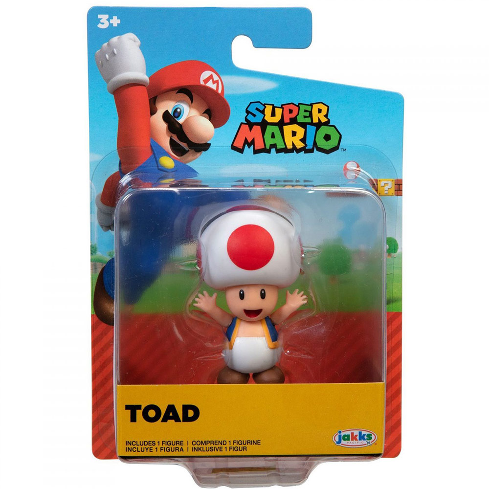 Super Mario figura 6cm Red Toad