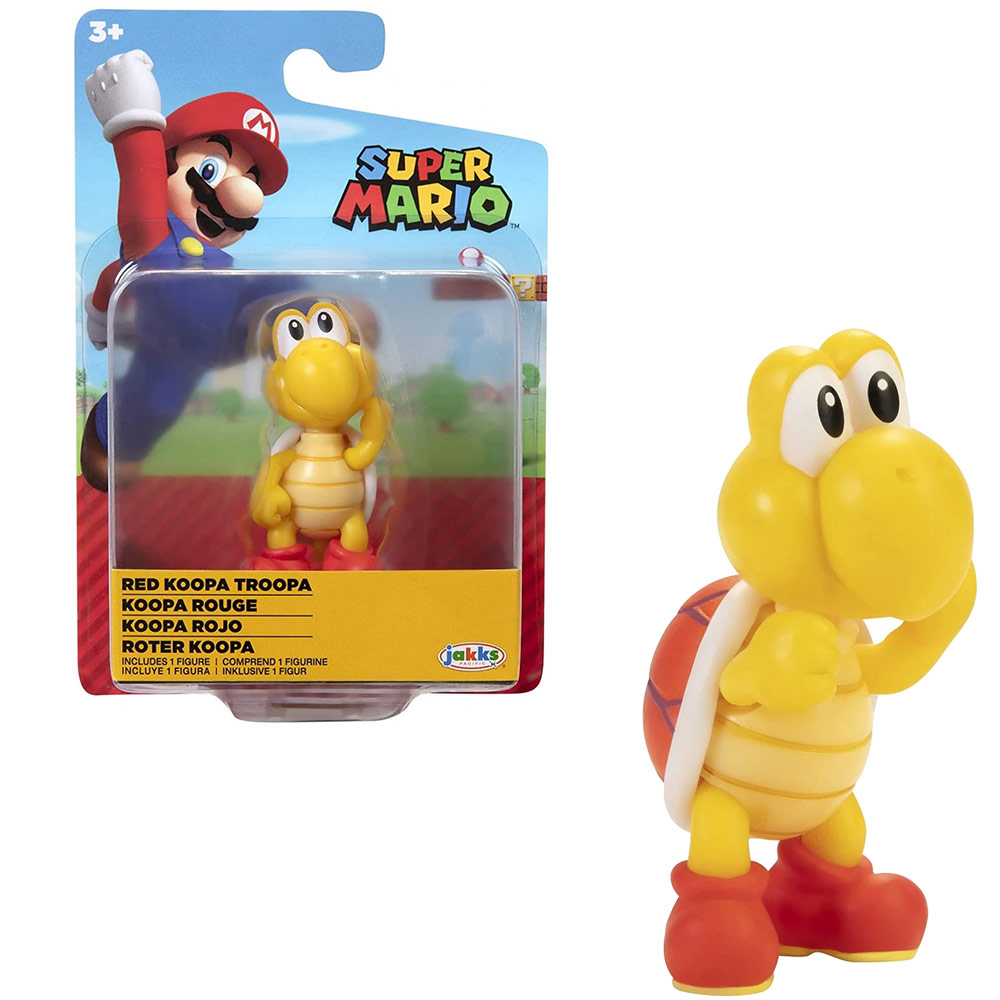 Super Mario figura 6cm Red Koopa