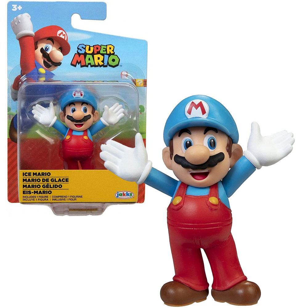 Super Mario figura 6cm Mario Ice Open arms