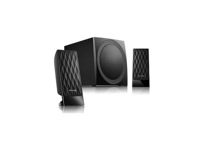 Microlab M300 Aktivni drveni zvucnici 2.1 sistem 38W RMS(14W, 2x12W) 3.5mm