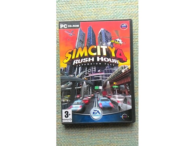 Simcity 4 Rush hour PC cd-rom