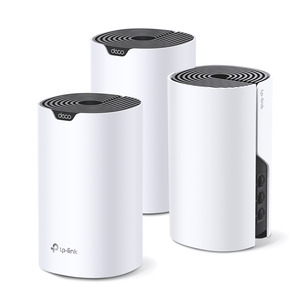 TP-Link Deco S7 Mesh WiFi sistem AC1900Mb/s (3 rutera u pakovanju) Dual-Band 2.4 & 5GHz, 3 x Gigabit WAN/LAN, IPv6, do 100 istovremenih konekcija, Parental Controls, Deco app