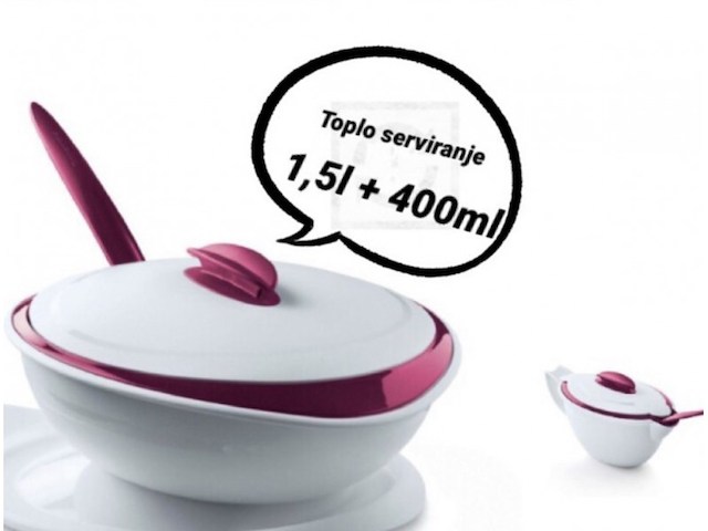 Tupperware set Toplo serviranje 1,5l i 400ml