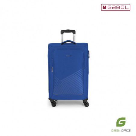 Kofer Gabol Lisboa srednje veličine proširivi - plava boja