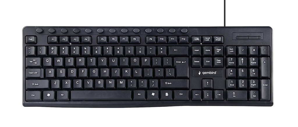 Gembird KB-UM-107 US USB tastatura crna