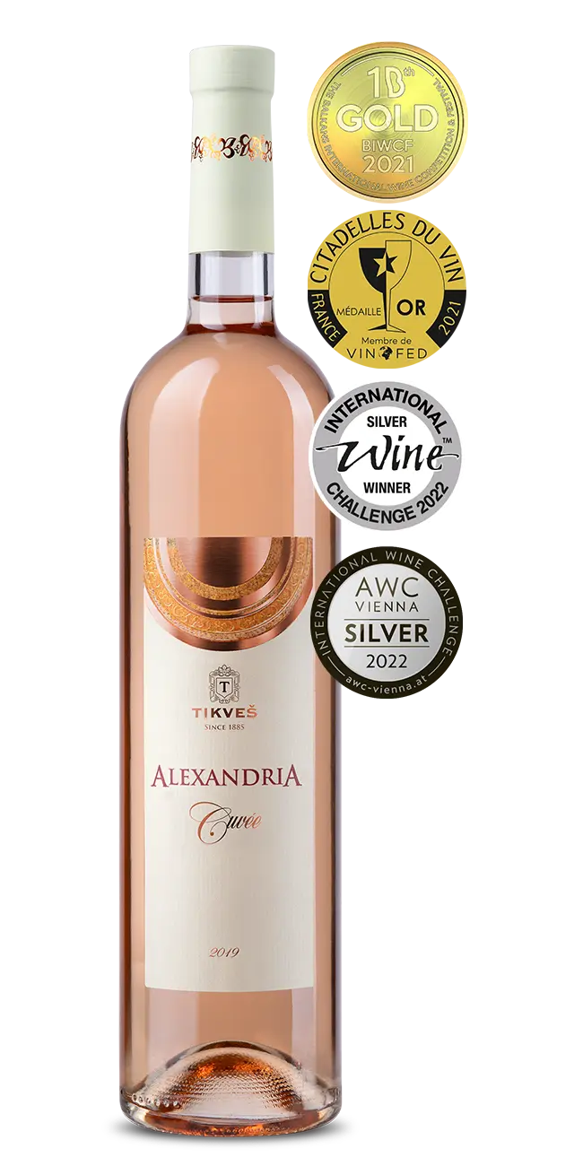 TIKVEŠ Alexandria Cuvée Rose vino 0.75L