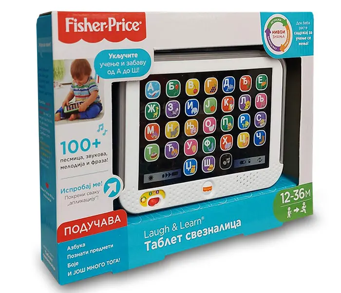 FISHER-PRICE Igračka za bebe Tablet Sveznalica Laugh&Learn