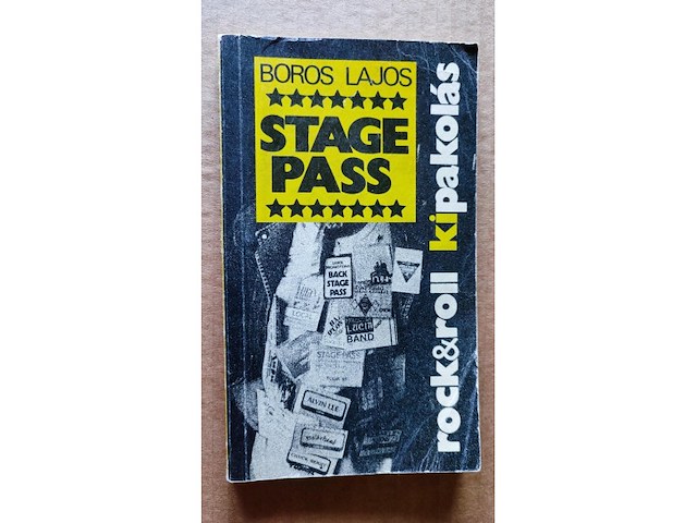 Boros Lajos - Stage ​pass