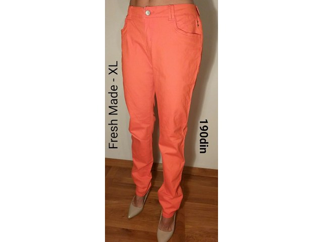 Fresh Made ženske narandžaste pantalone XL