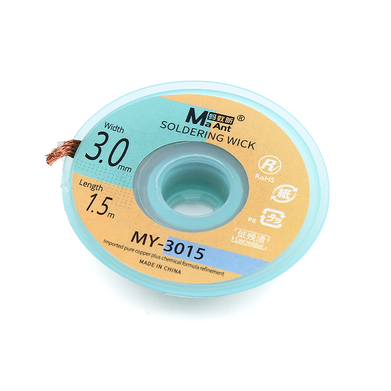 Traka (zica) - razlemljivanje i uklanjanje kalaja MaAnt MY-3015 3mm-1,5m 20657