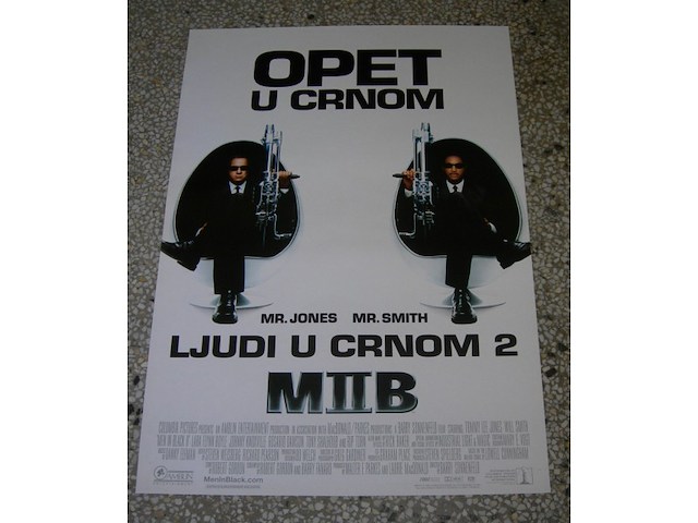 Men in black (Ljudi u crnom) 2 - filmski plakat