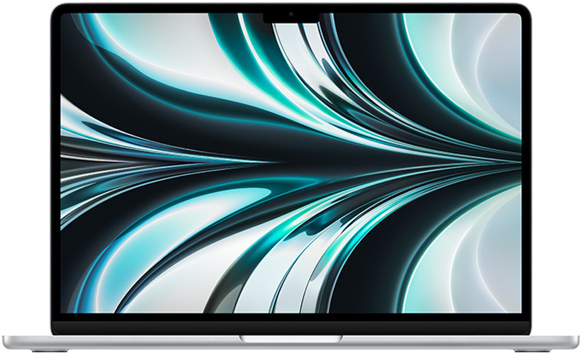 Apple MacBook Air, mly03cr/a, 13.6 Retina display 500nits, M2 chip 8‑core CPU, 10‑core GPU, 8GB RAM, 512GB SSD, Silver, laptopID EK000546305