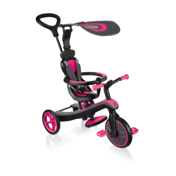 Globber tricikl i balanser 4u1 Explorer fuchsia