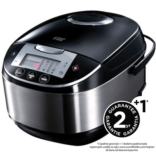 Russell Hobbs Multi Cooker 21850-56, Zapremina 5 L, Snaga 900 W, 11 programa, Telo od nerđajućeg čelika