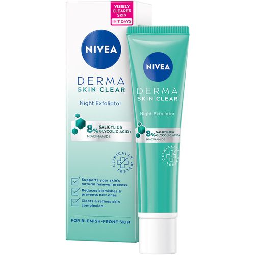NIVEA Derma Skin Clear gel eksfolijator za lice 40ml