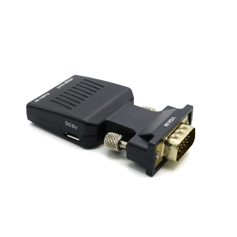 Adapter VGA+AUDIO 3.5mm na HDMI (MS)