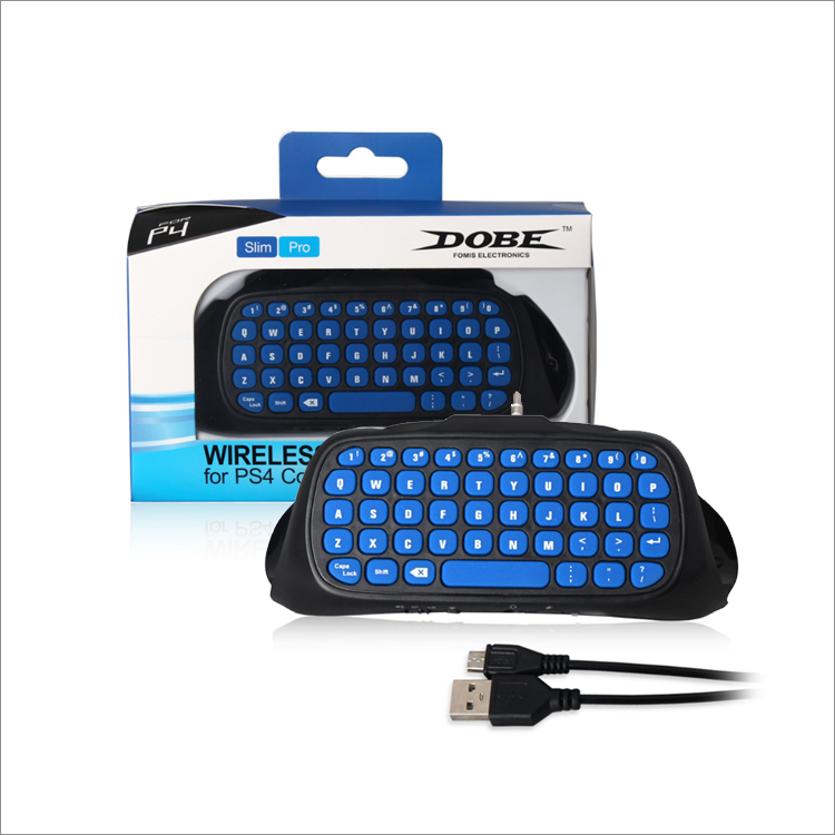 Dobe TP4-022 kontroler tastatura - PS4 plavo-crna