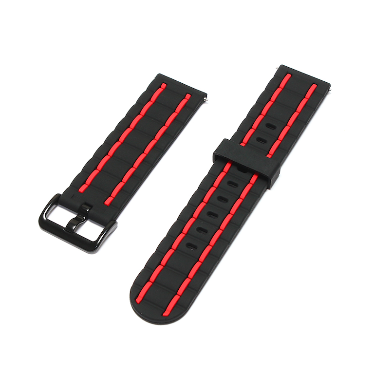 Narukvica Linea - smart watch 22mm crveno crna