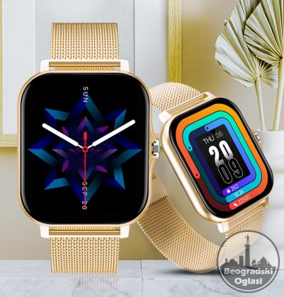 Ženski Bluetooth Smart Watch Gold narukvica