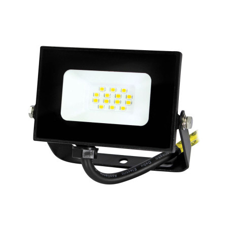 Commel led reflektor 10w 4000k, 800lm 30kh, crni ( c306-219 )