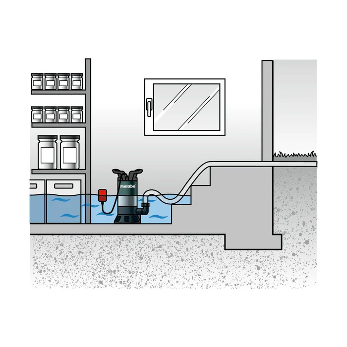 Metabo potapajuća pumpa za prljavu vodu PS 18000 SN (0251800000)