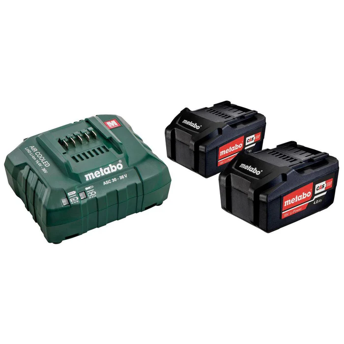 Set baterija i punjač Metabo Basic 2 x 4.0Ah + ASC 55 18V (685050000)