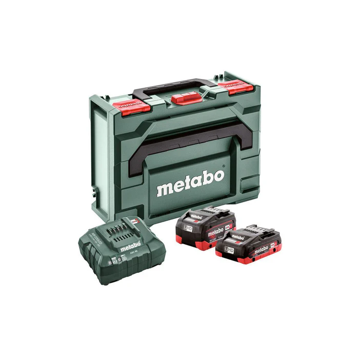 Set baterija i punjača Metabo Basic 1 x LiHD 4.0Ah + 1 x LiHD 5.5Ah + kofer 18V (685136000)