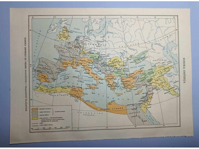 Rimska imperija dve karte