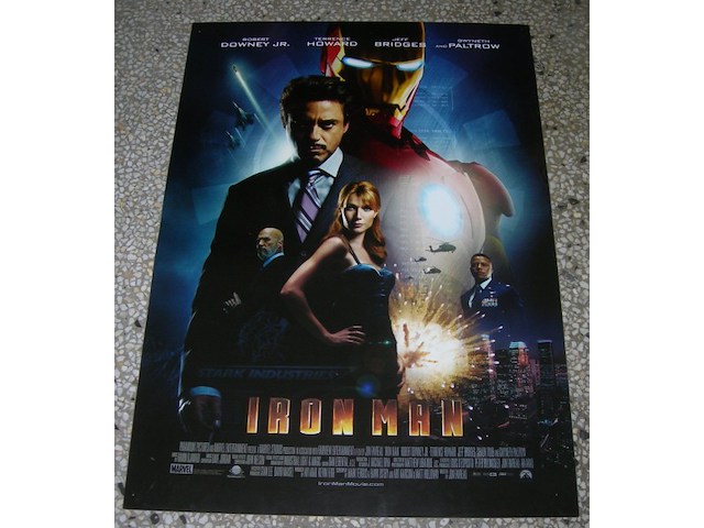 Iron Man (Robert Downey Jr.) - filmski plakat