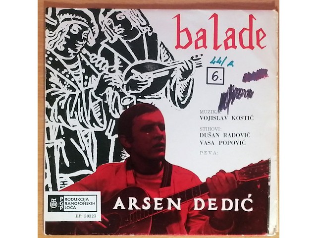 EP ARSEN - Balade (1968) stihovi Duška Radovića, NM/VG
