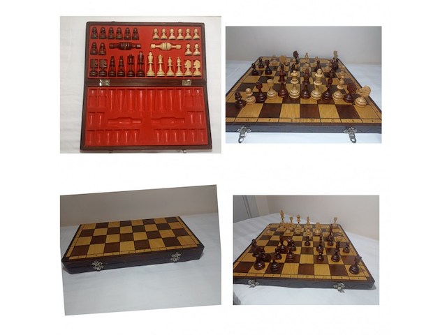 Šahovska tabla 40,5x41,8 cm.