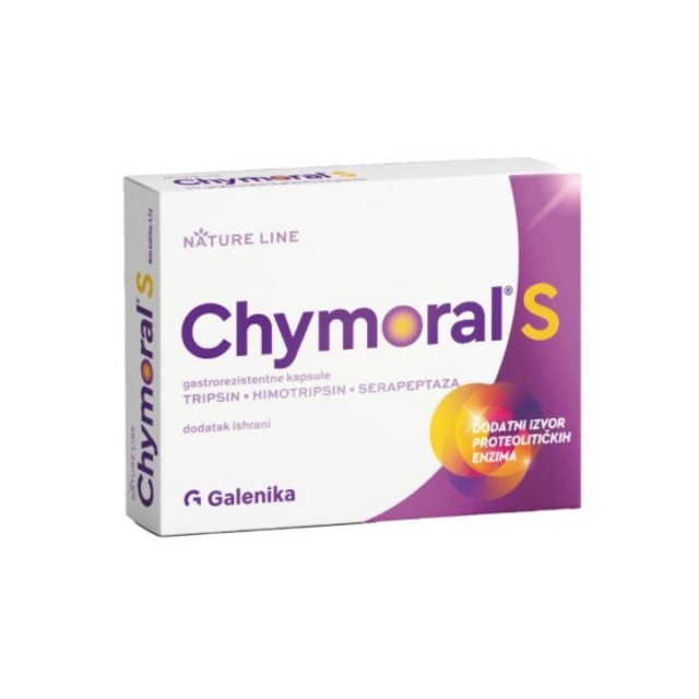 CHYMORAL S gastrorezistentne kapsule, 10kom