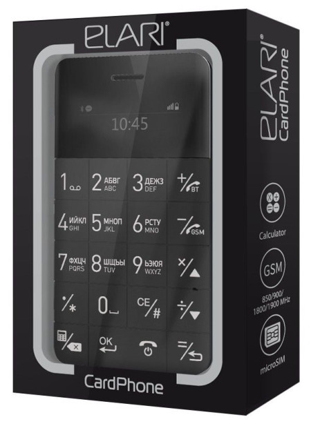 Elari cardphone mobilni telefon, crni ( elcpblk )