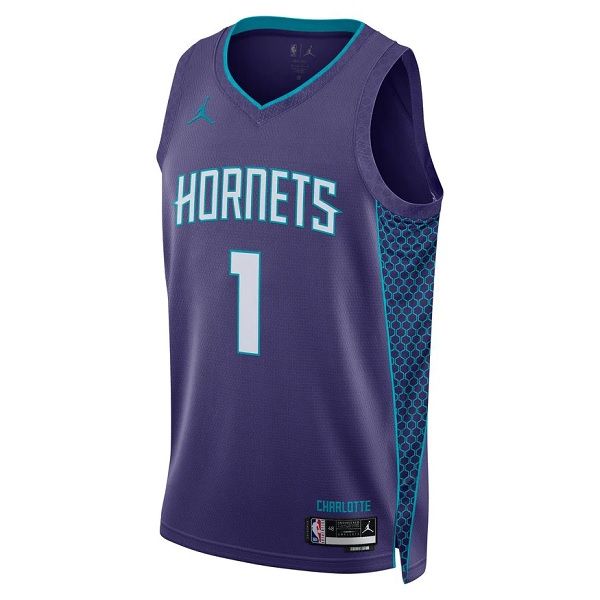 JORDAN × NBA CHARLOTTE HORNETS STATEMENT EDITION 2022/23 SWINGMAN JERSEY '#1 LAMELO BALL'