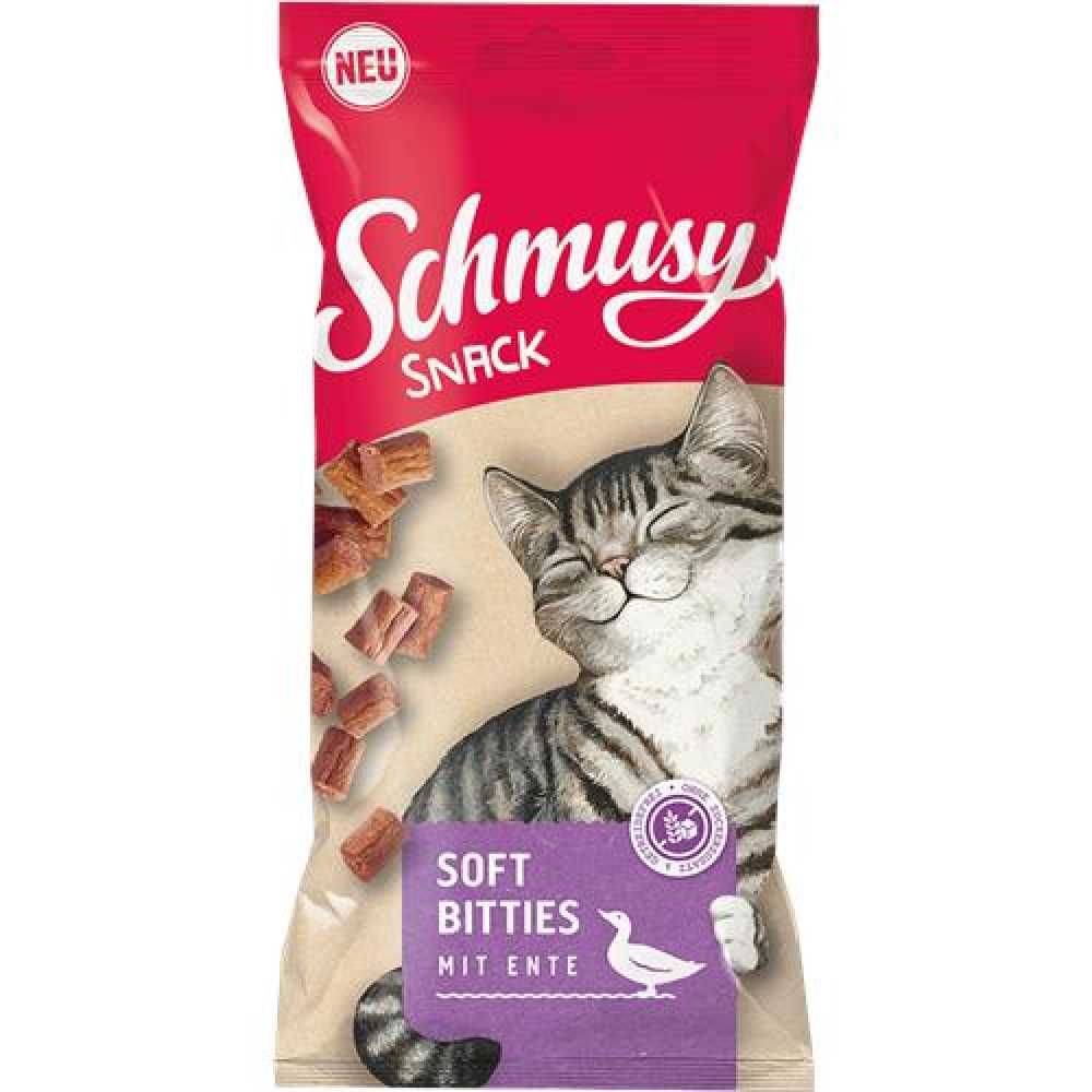 Schmusy Soft Bitties poslastica za mačke - pačetina 60g