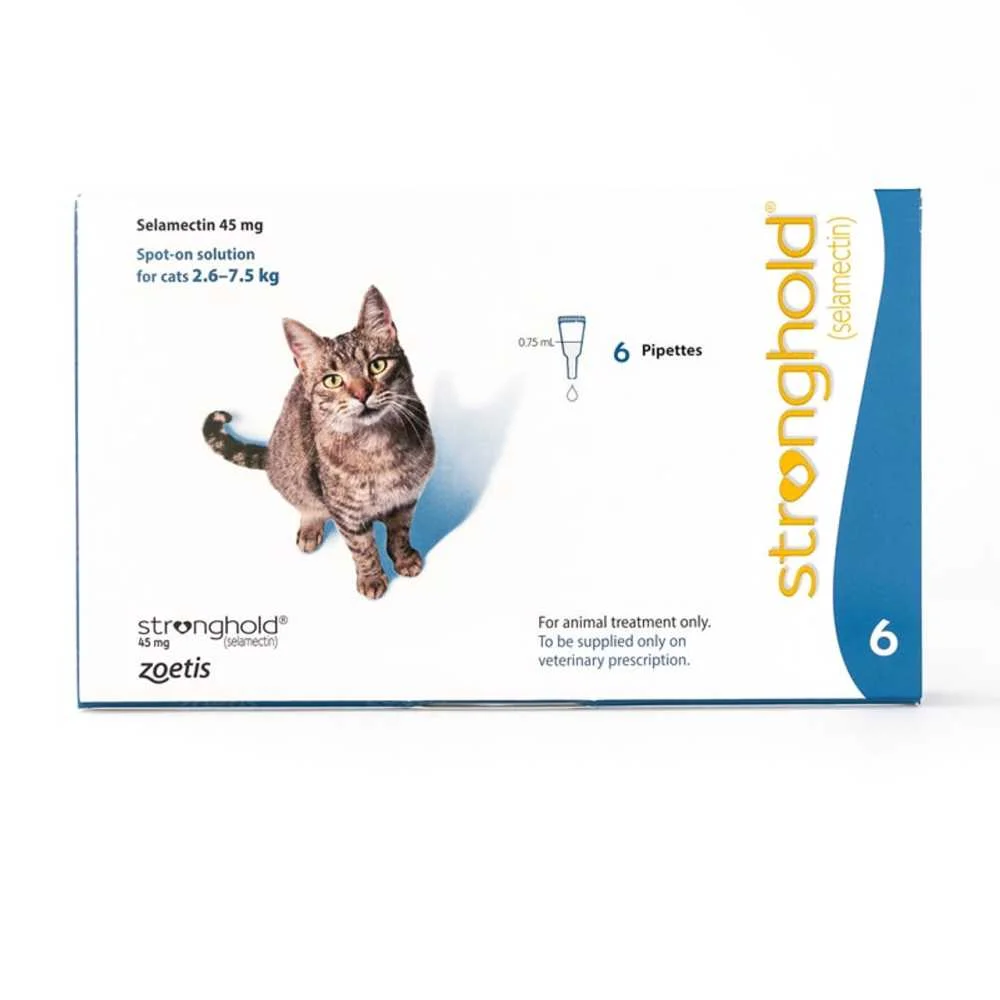 Stronghold Spot on Selamectin Cat 2.5-7.5kg