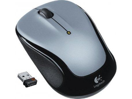 Logitech - Logitech M325s Wireless Mouse, Light Silver