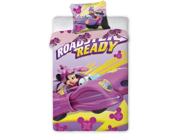 Posteljina za decu Minnie Mouse Roadster 160x200+70x80cm