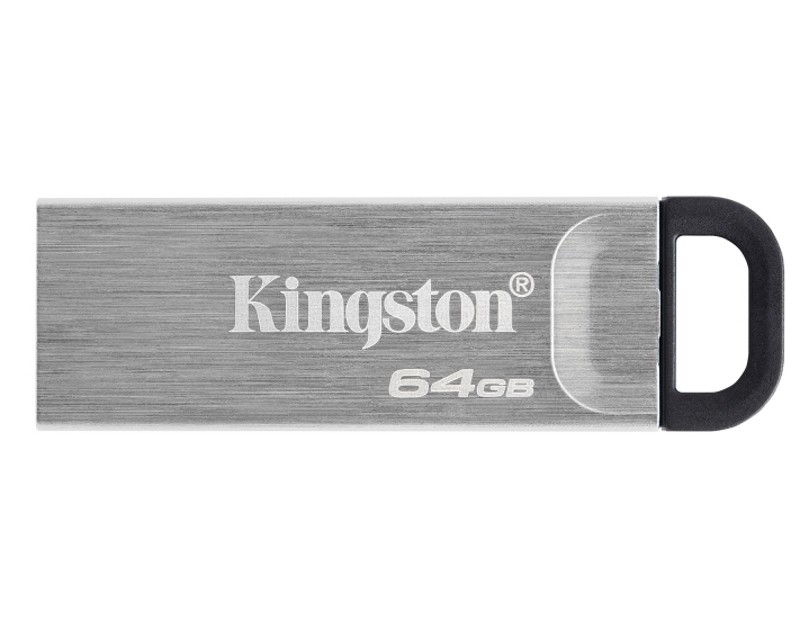 KINGSTON 64GB DataTraveler Kyson USB 3.2 flash DTKN 64GB sivi