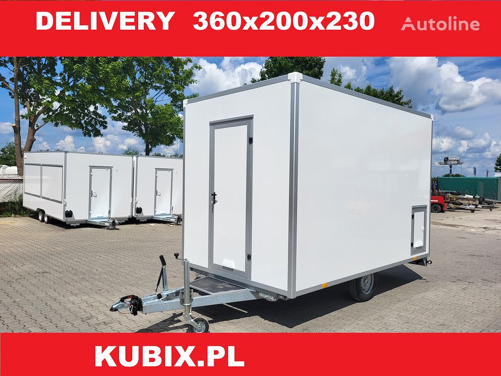 Nova Kubix New on stock! 360x200x230 catering trailer, Verkaufsanhänger 130 prikolica kiosk