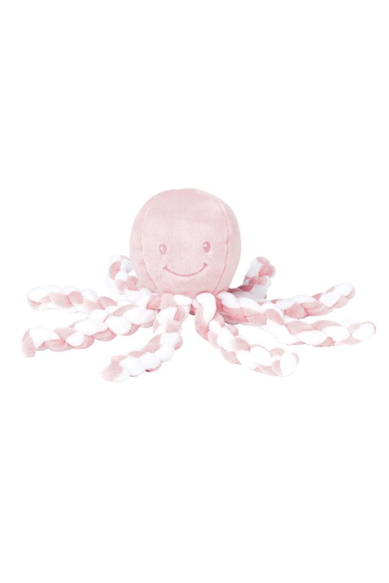 Nattou plišana igračka hobotnica, roze