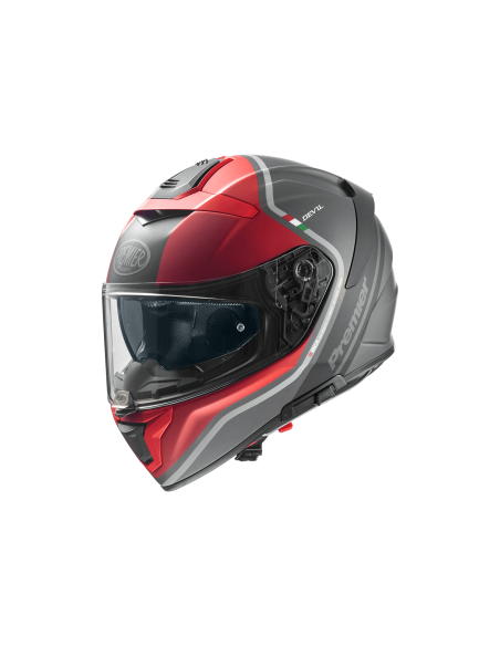 Premier Devil PH17 Matt Black/Red – full face kaciga